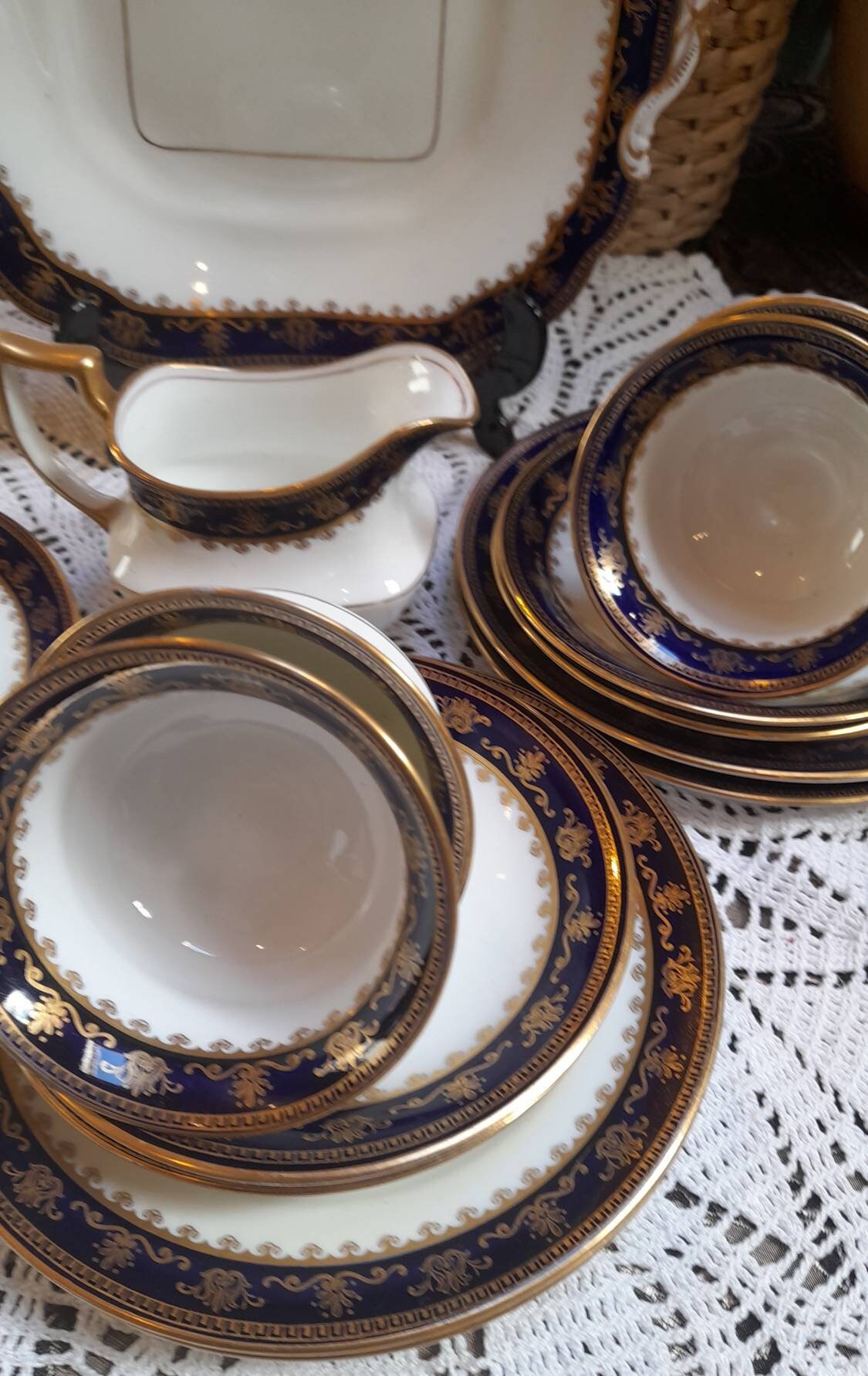 An Antique Aynsley Tea Set - Etsy