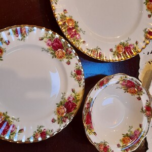 Royal Albert Old Country Roses Dinner Set - Etsy