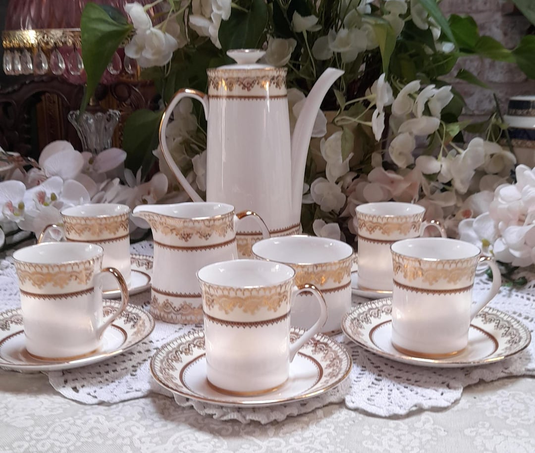 Vintage Elizabethan "swiss Cottage " Coffee Set - Etsy