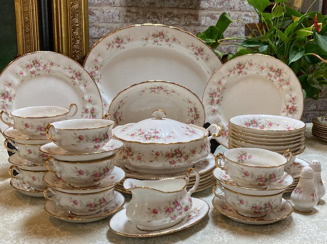 Royal Albert/ Paragon Victorian Rose Dinner Set for 6 Person - Etsy