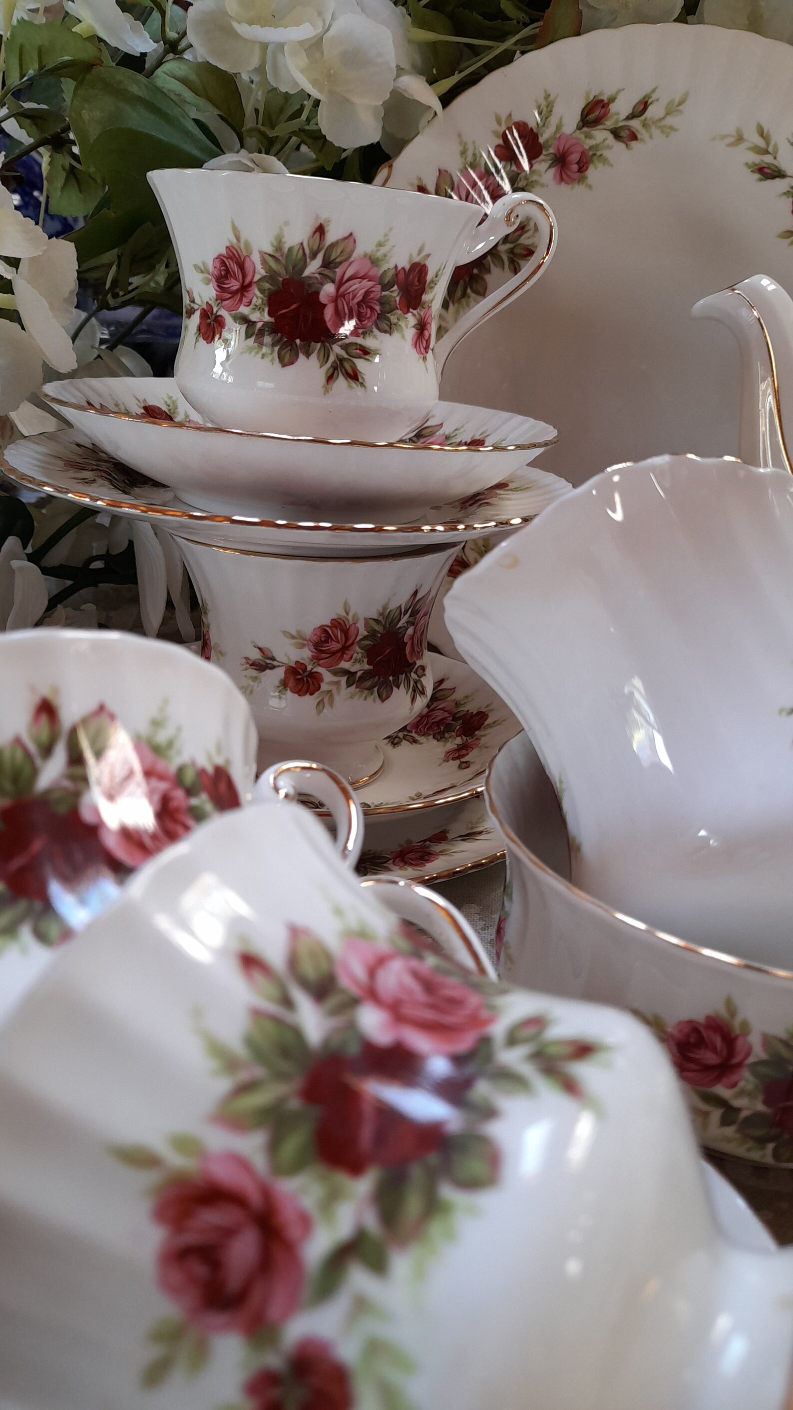 Vintage Paragon "english Rose" Tea Set - Etsy