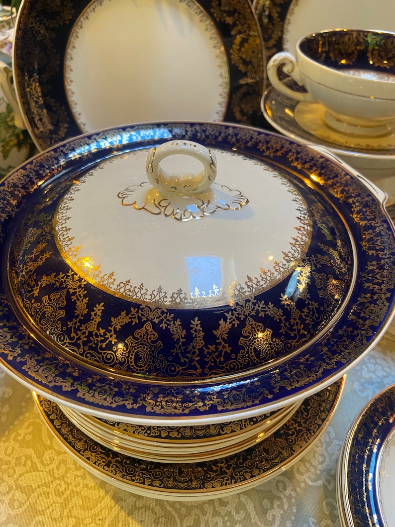 An Antique Myott Dinner Set - Etsy