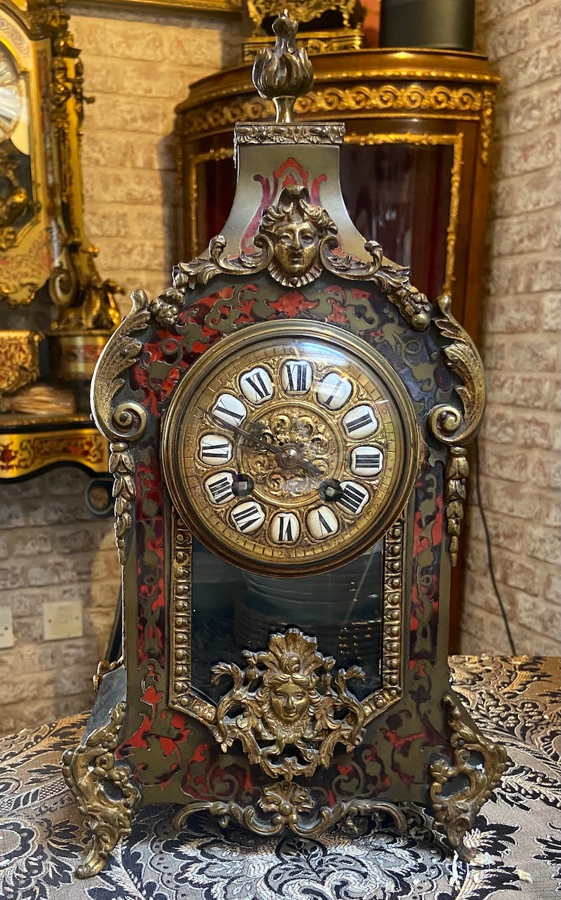 An Antique French Boulle Clock - Etsy