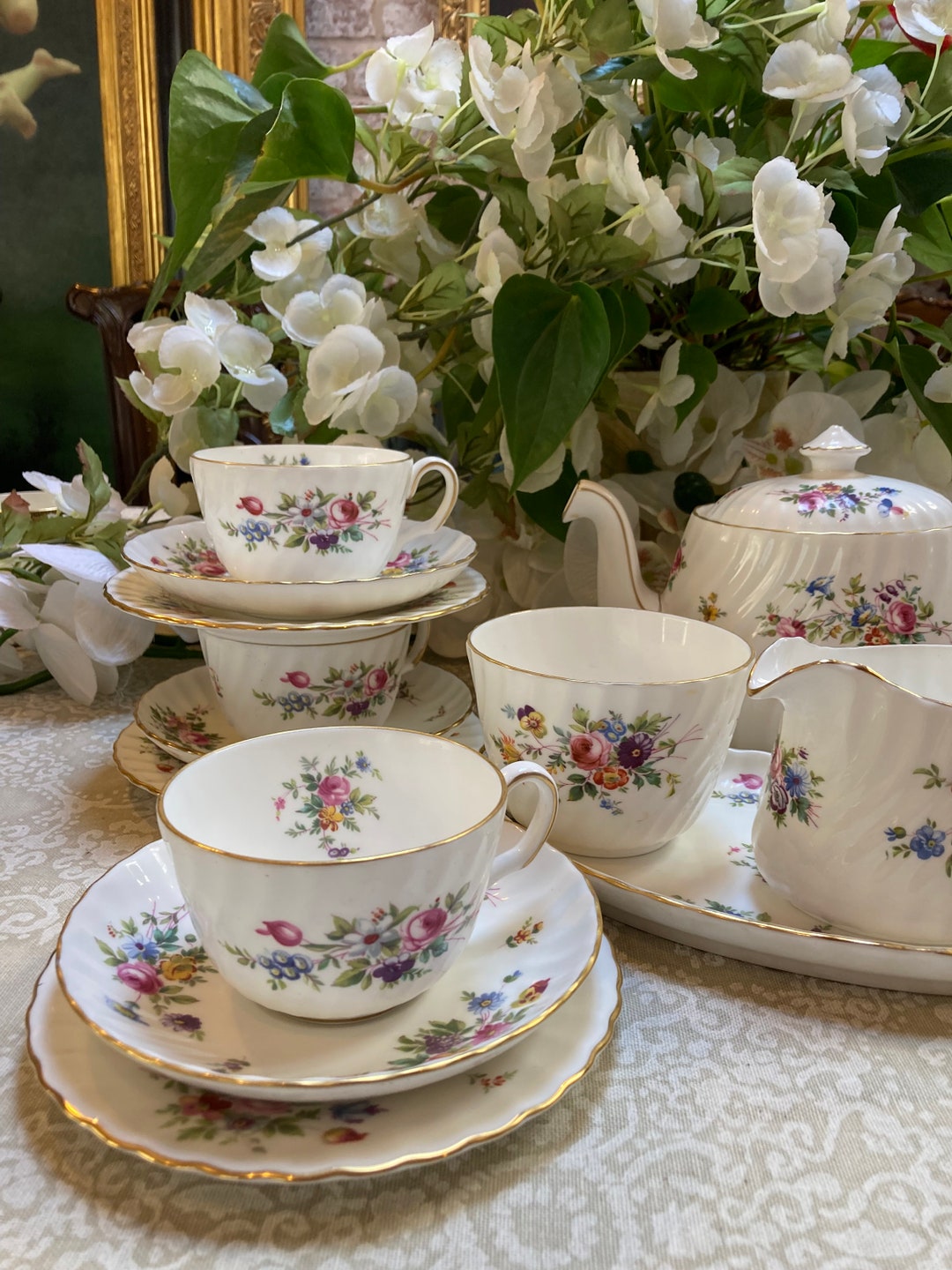Minton “marlow “ Tea Set - Etsy