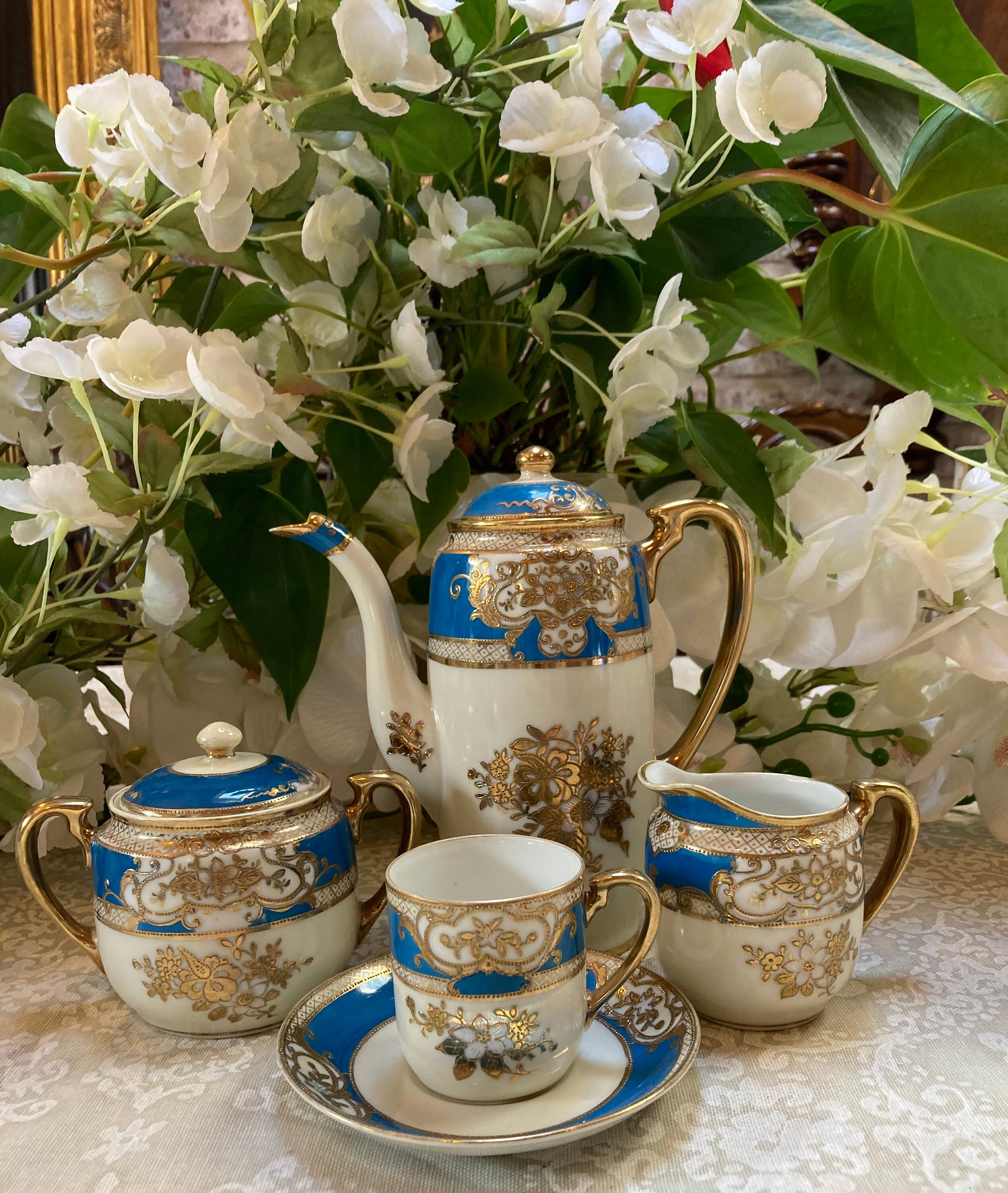 An Antique Noritake Miniature Tea Set - Etsy
