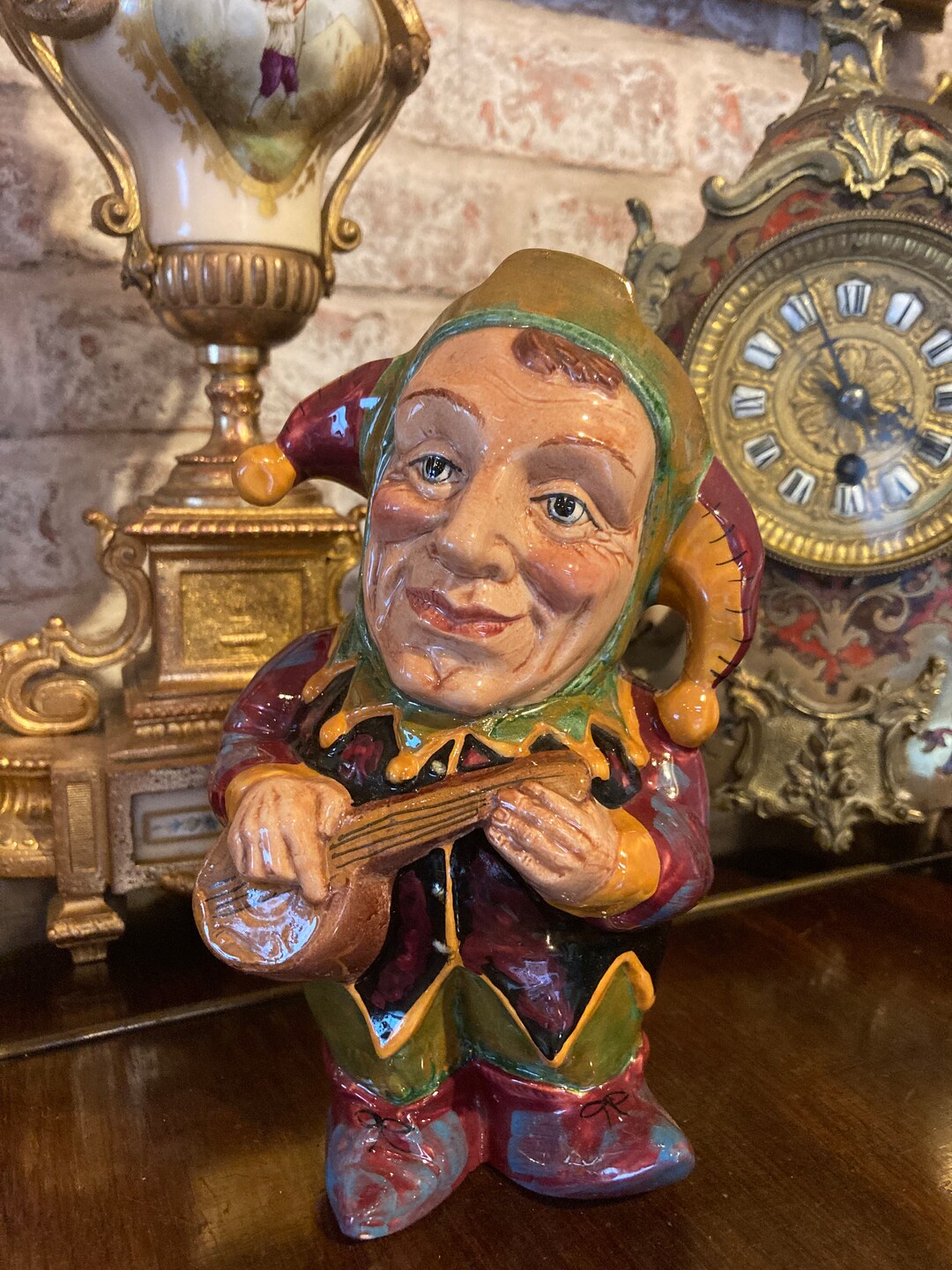 Vintage Staffordshire Character Jug by Manor “ Jester “ - Etsy