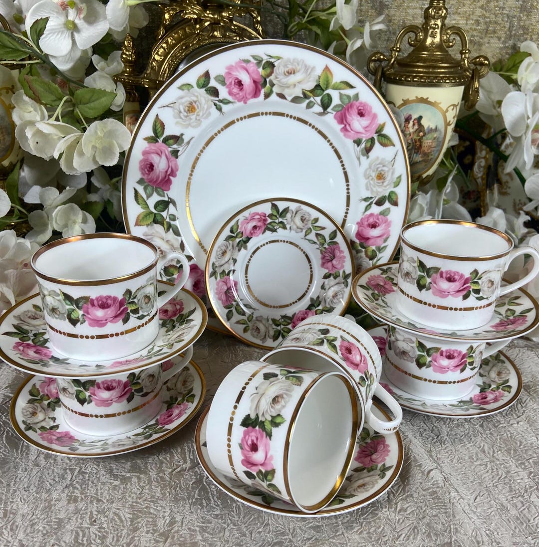 Vintage Royal Worcester Tea Set - Etsy