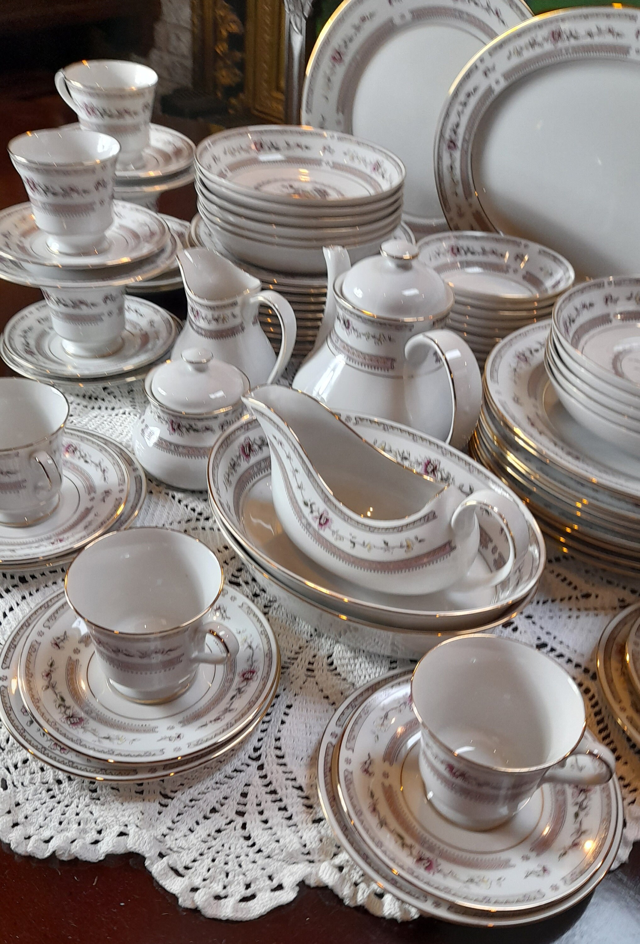 Vintage Noritake Dinner Set - Etsy