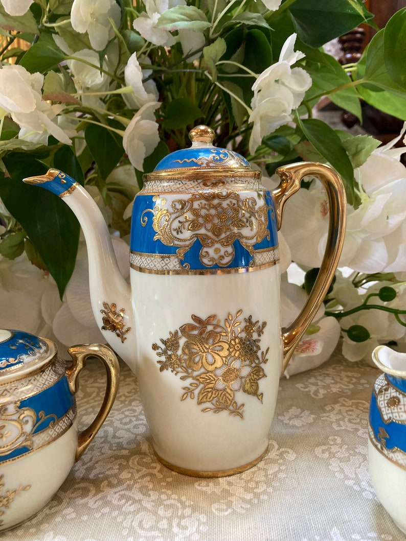 An Antique Noritake Miniature Tea Set - Etsy