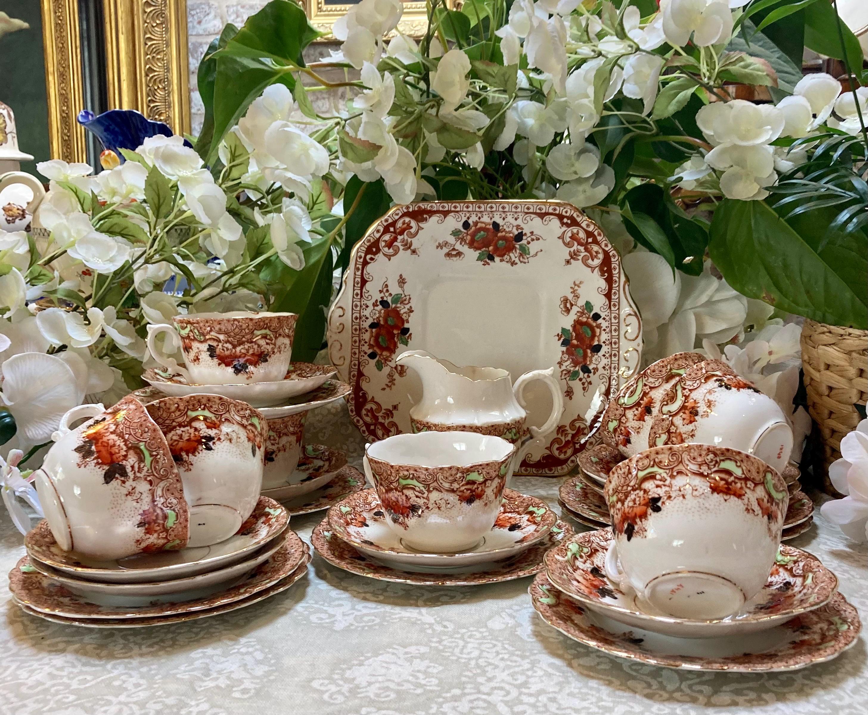 An Antique Tea Set - Etsy