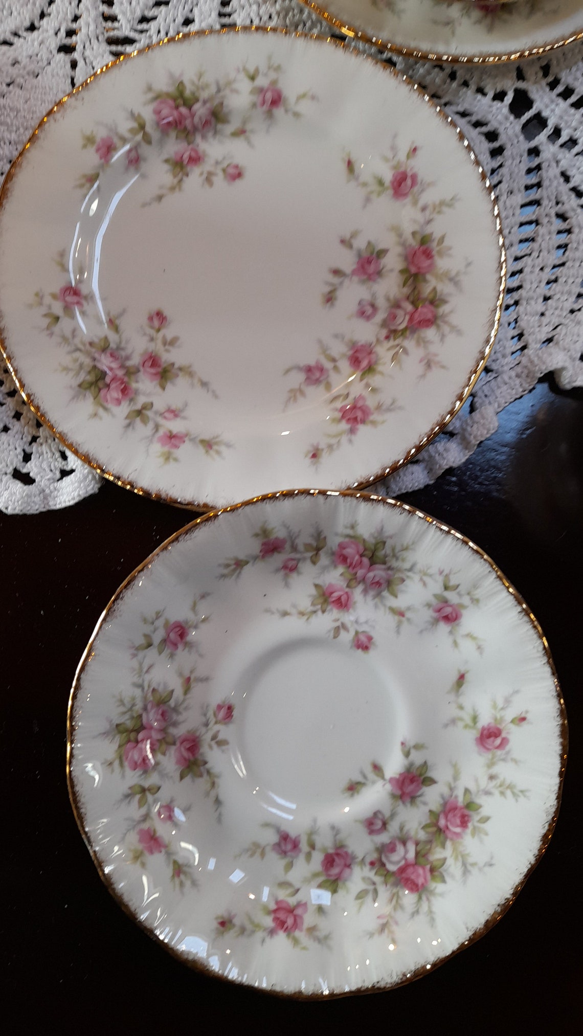 Royal Albert Paragon Victorian Rose Tea Set - Etsy