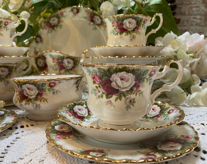 Royal Albert “celebration” Tea Set - Etsy