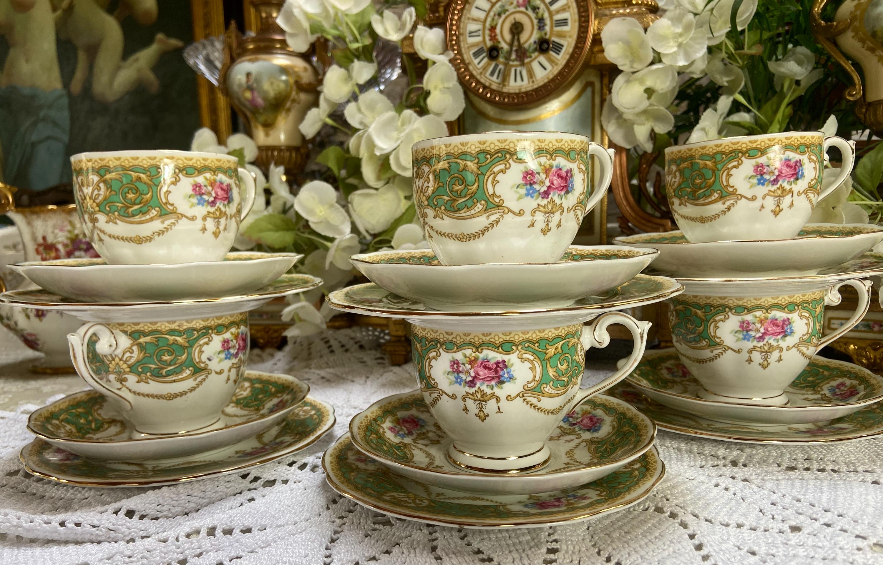 Vintage Regency Coffee Set - Etsy