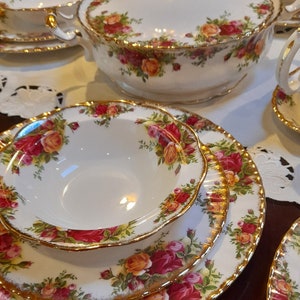 Royal Albert Old Country Roses Dinner Set - Etsy