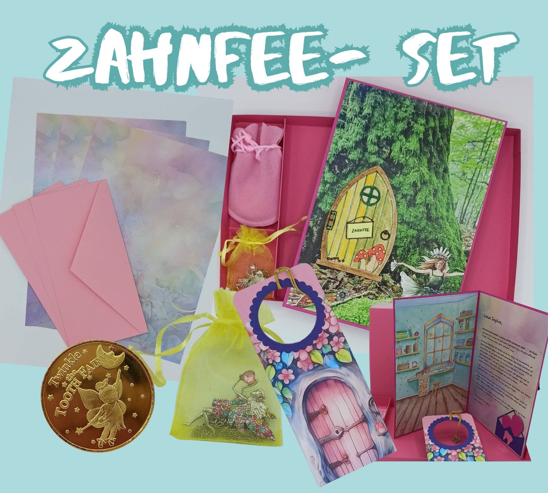 Tooth Fairy Set With Individual Letter From the Tooth Fairy, Tooth ...