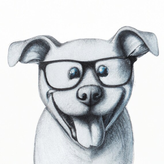 Happy Dog Drawing