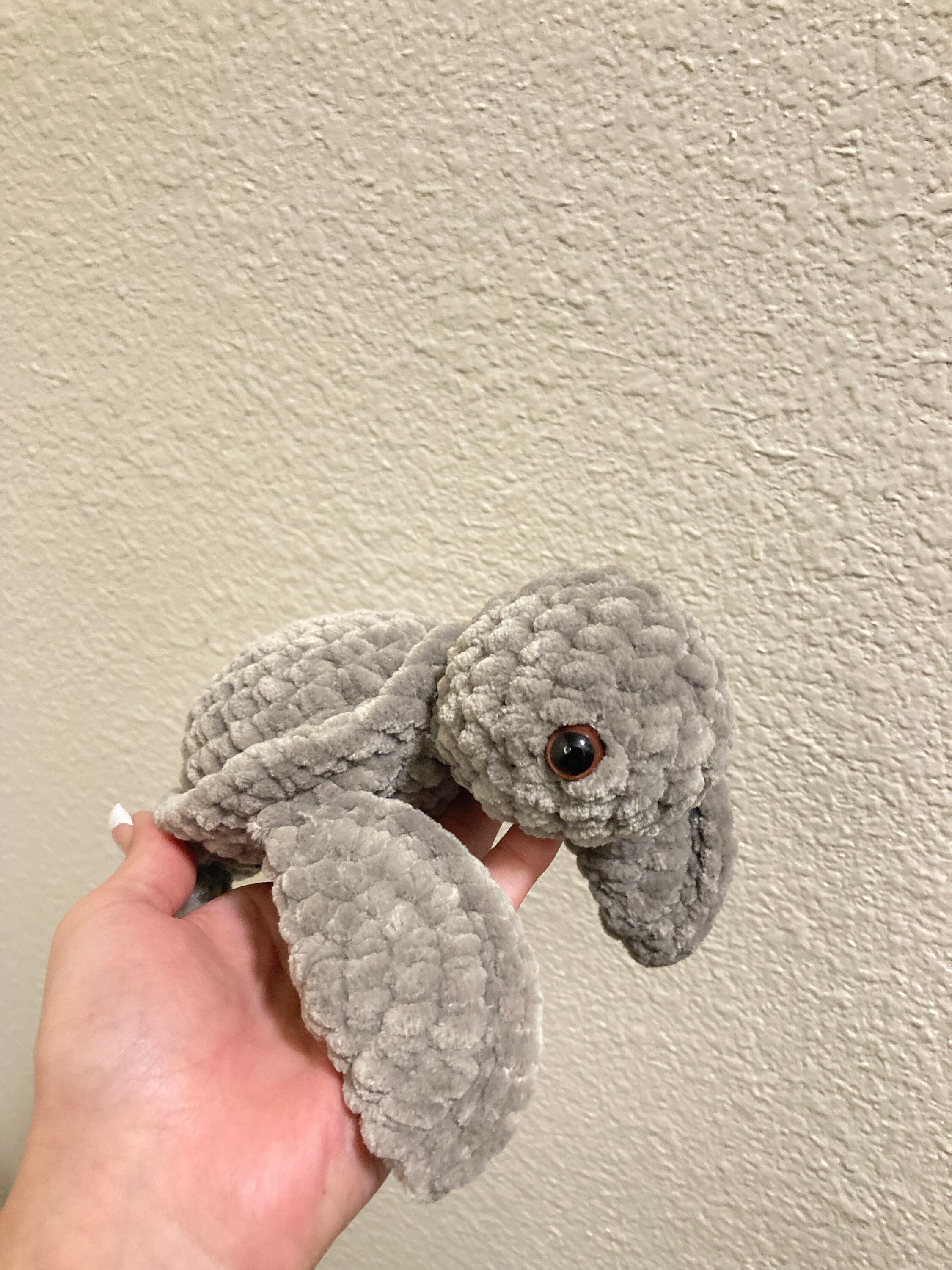 Handmade Crochet Velvet Rose Turtle - Etsy