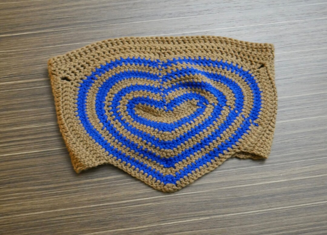 Crochet Heart Tube Top - Etsy