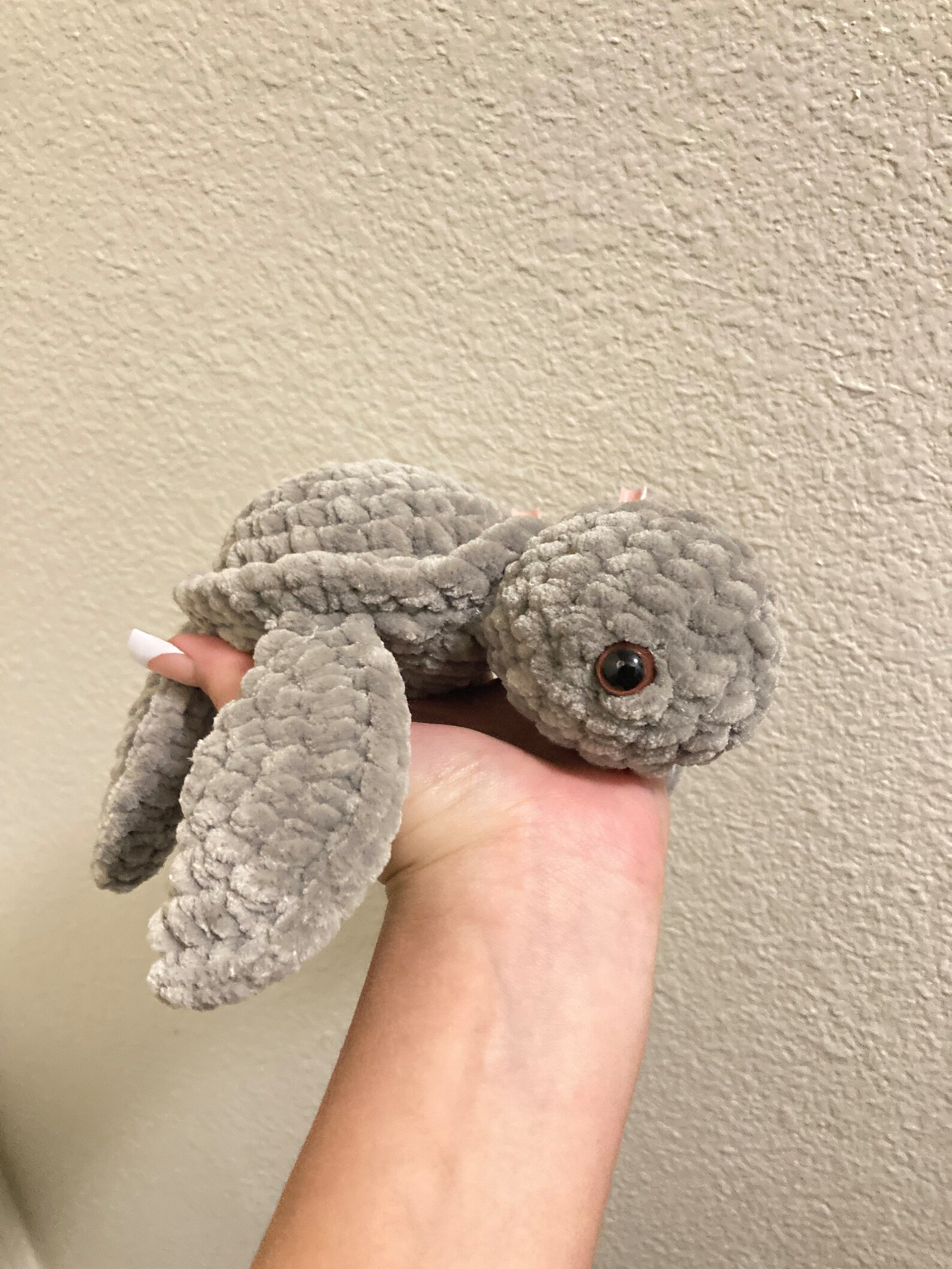 Handmade Crochet Velvet Rose Turtle - Etsy