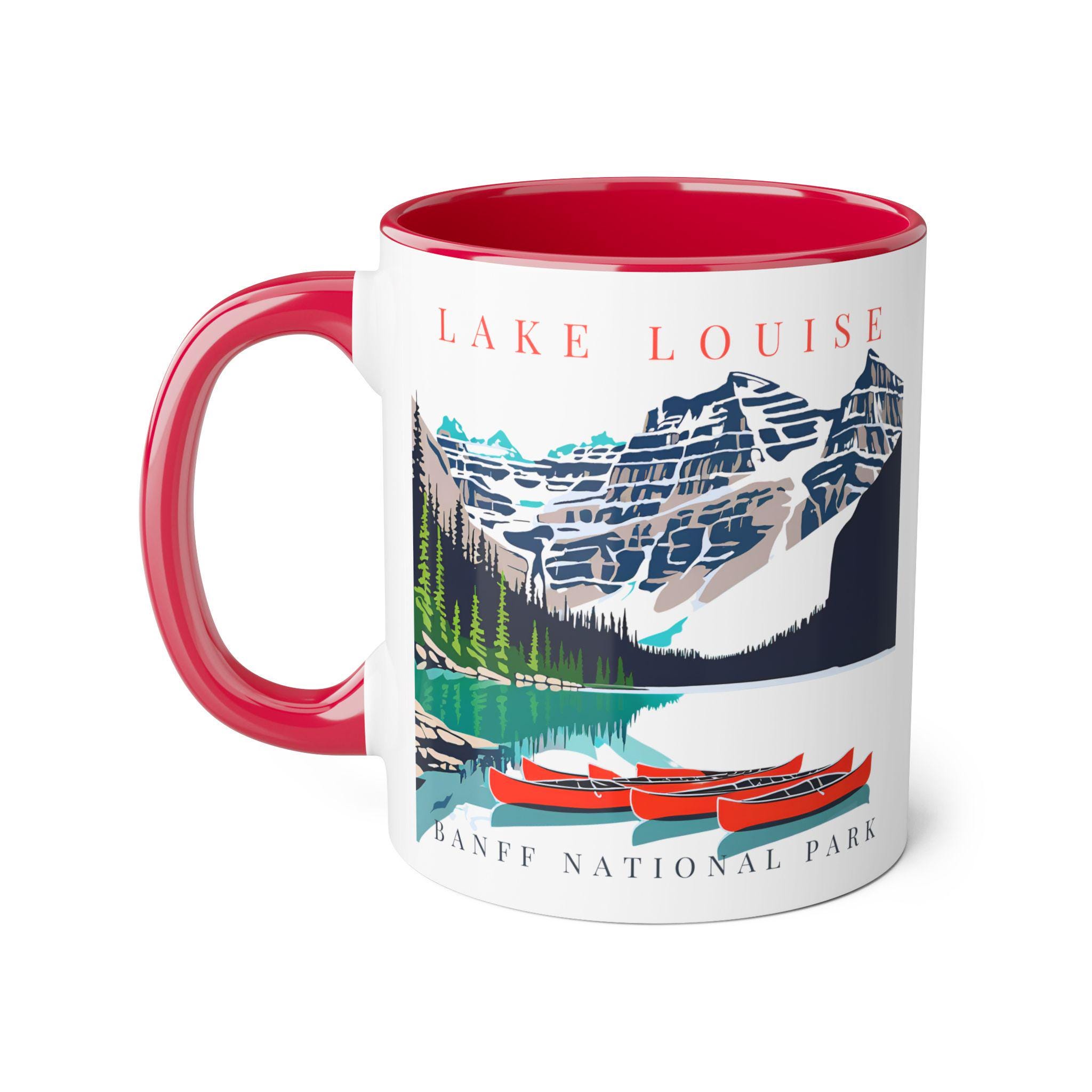 Lake Louise Banff National Park Accent Mug, Canada Coffee Cup, Travel ...