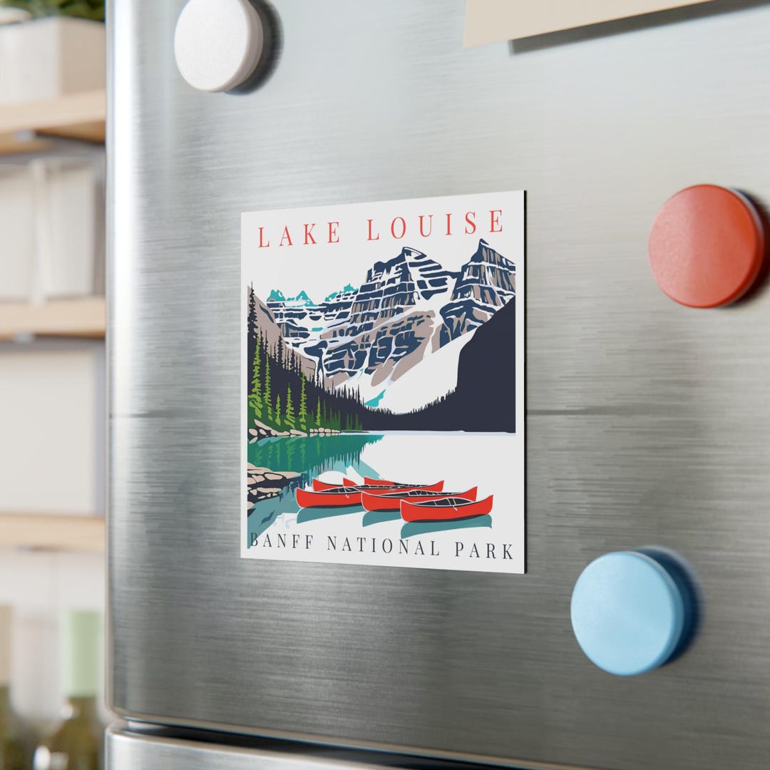 Banff National Park Magnet, Lake Louise Wall Decor, Nature Lover Gift ...