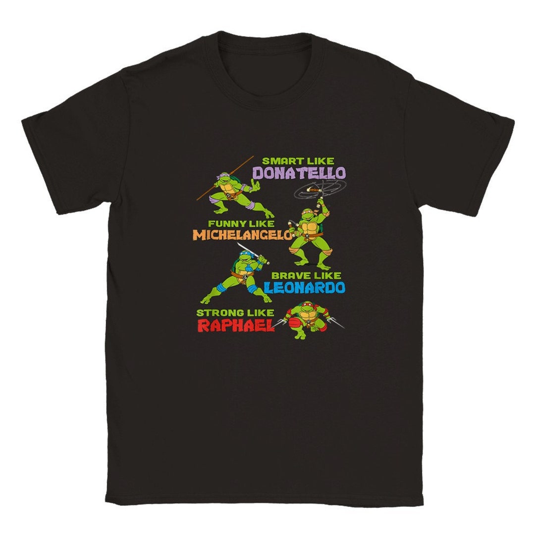 Ninja Turtles I Am Smart Funny Brave and Strong T-shirt - Etsy