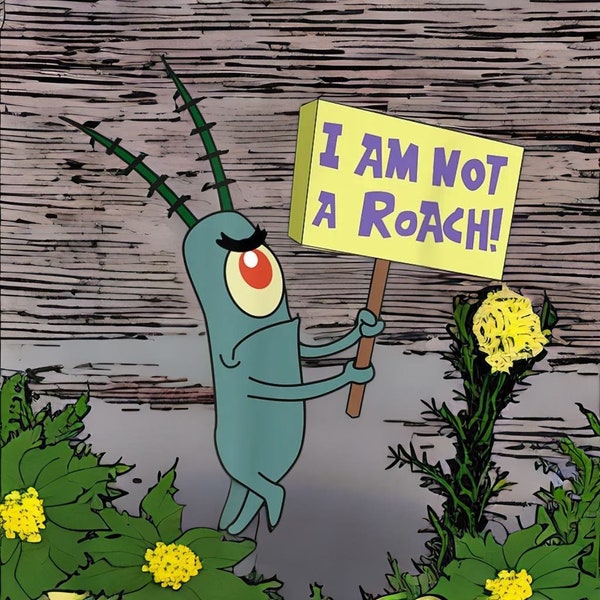 Funny Plankton Svg - Etsy Australia