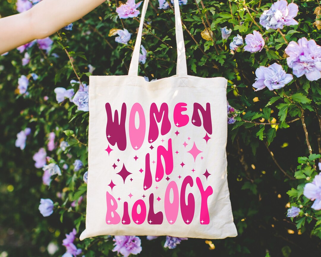 Women in Biology Tote Bag, Women in Stem Tote Bag, Science Gifts, Women ...