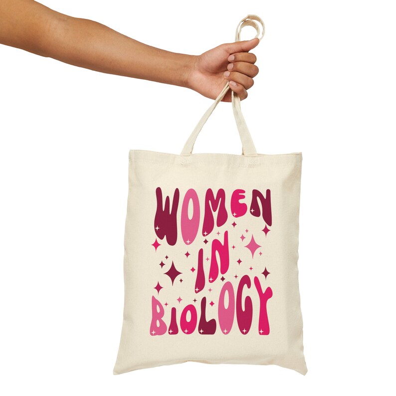 Women in Biology Tote Bag, Women in Stem Tote Bag, Science Gifts, Women ...