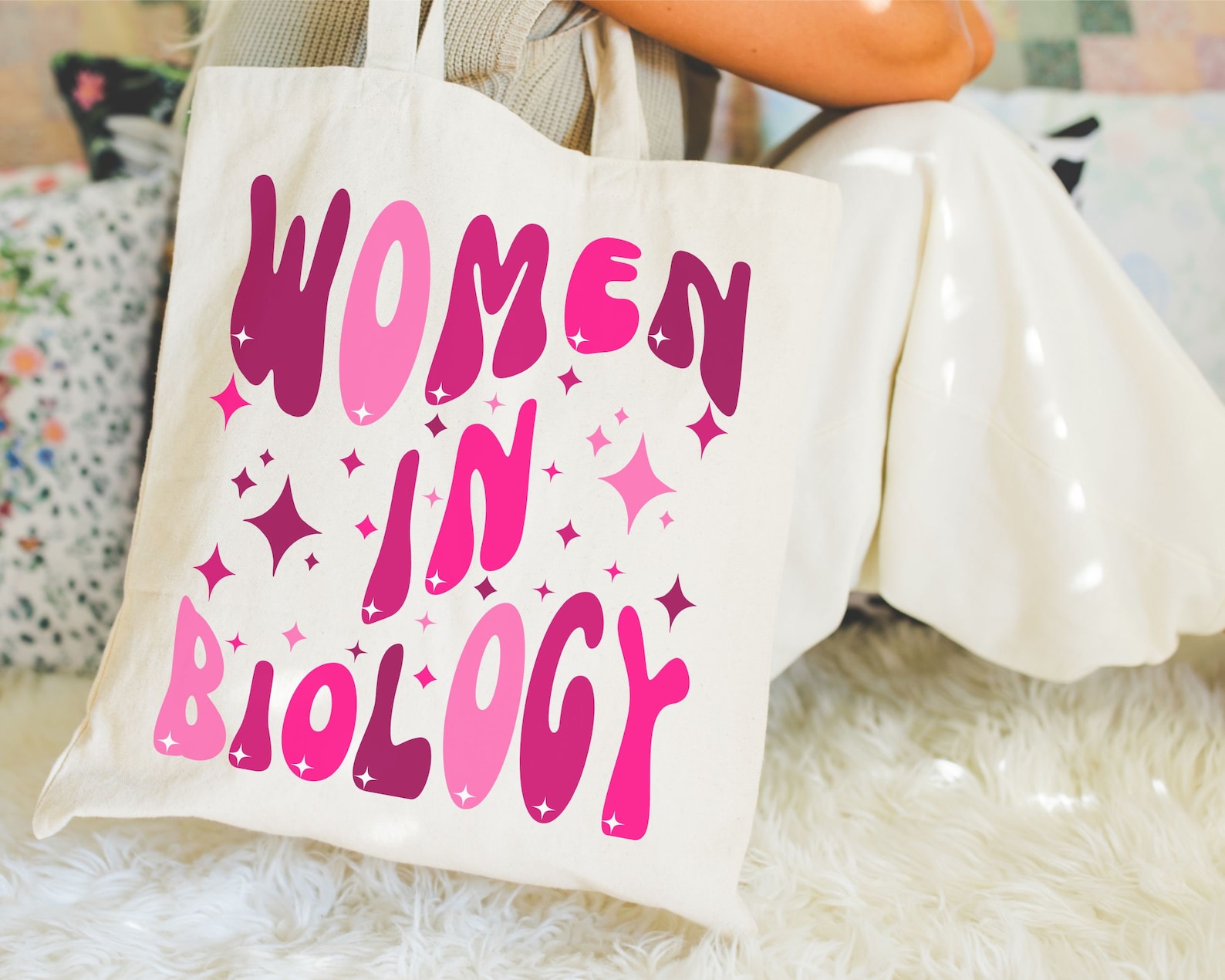Women in Biology Tote Bag, Women in Stem Tote Bag, Science Gifts, Women ...