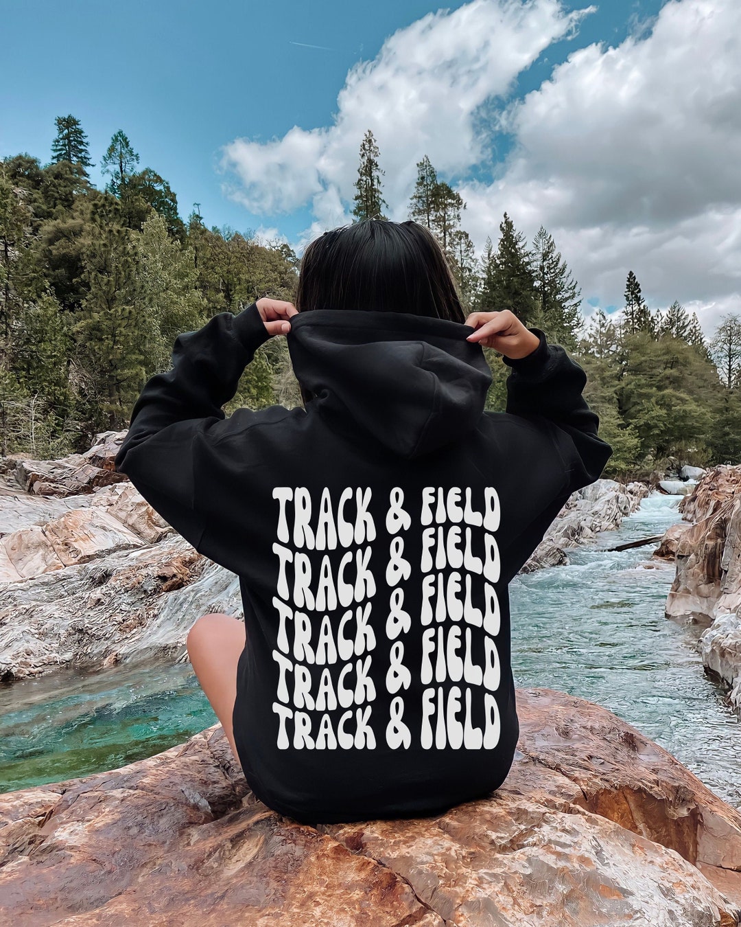 Track & Field Sweatshirt, Track and Field Hoodie, Track Mom Gift, Gift ...