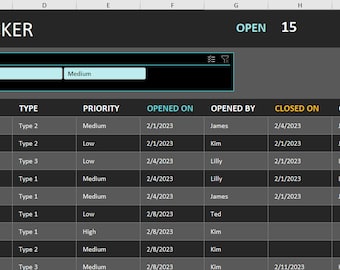 Issue Tracker Google Sheets Template Issue Register Task Issue Tracker ...