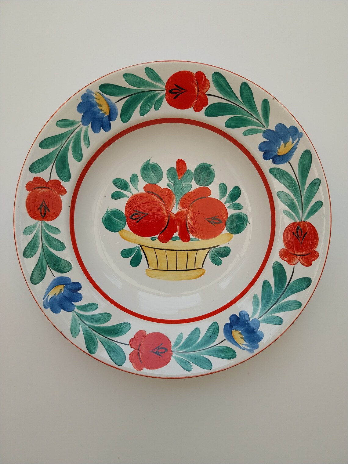 Set of 2 Hungarian Decorative Wall Plates - Etsy