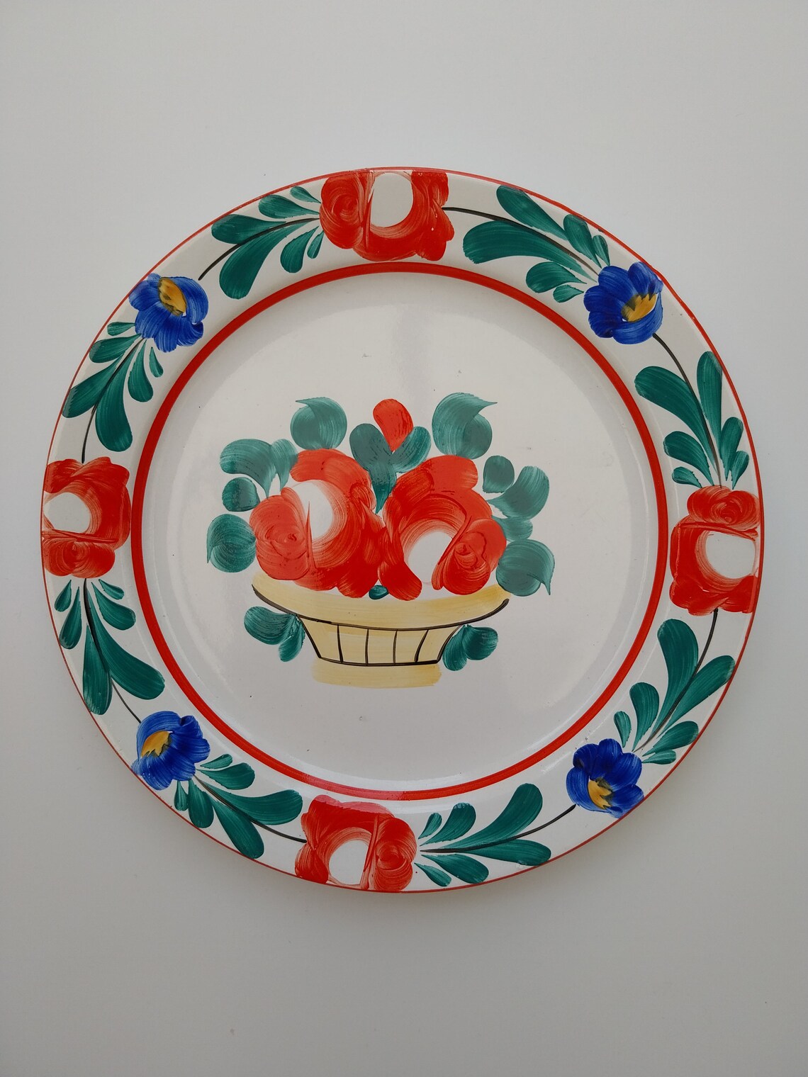 Set of 2 Hungarian Decorative Wall Plates - Etsy