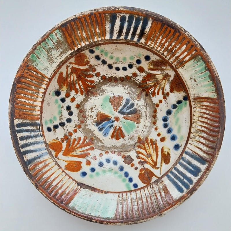 Decorative Folk Plates - Etsy UK