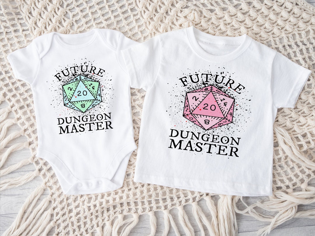Dungeons and Dragons Future Master Cute Nerd Baby Toddler ONESIE ® by ...
