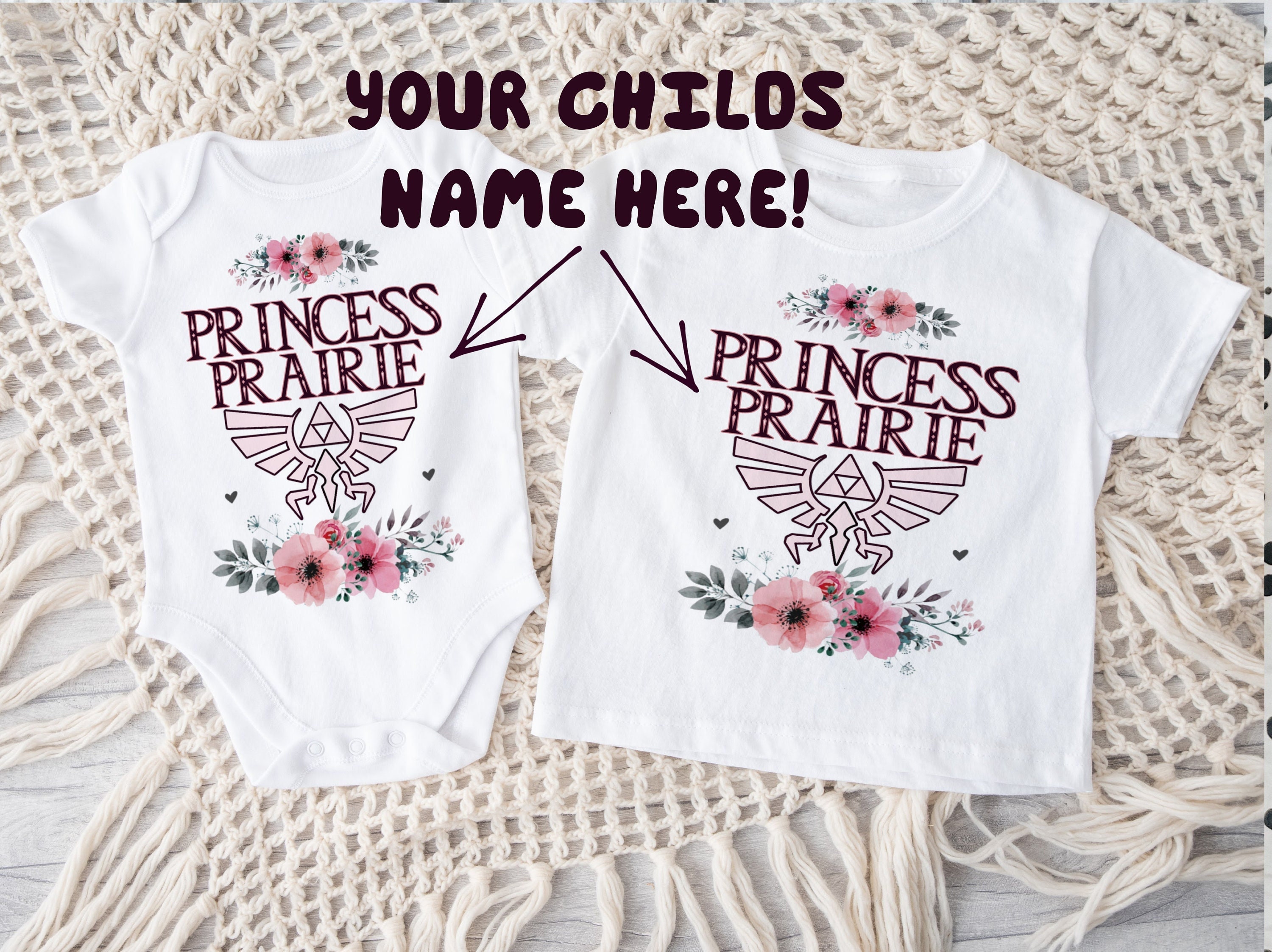 CUSTOM Name Zelda Link Twilight Princess Gamer Baby Toddler - Etsy