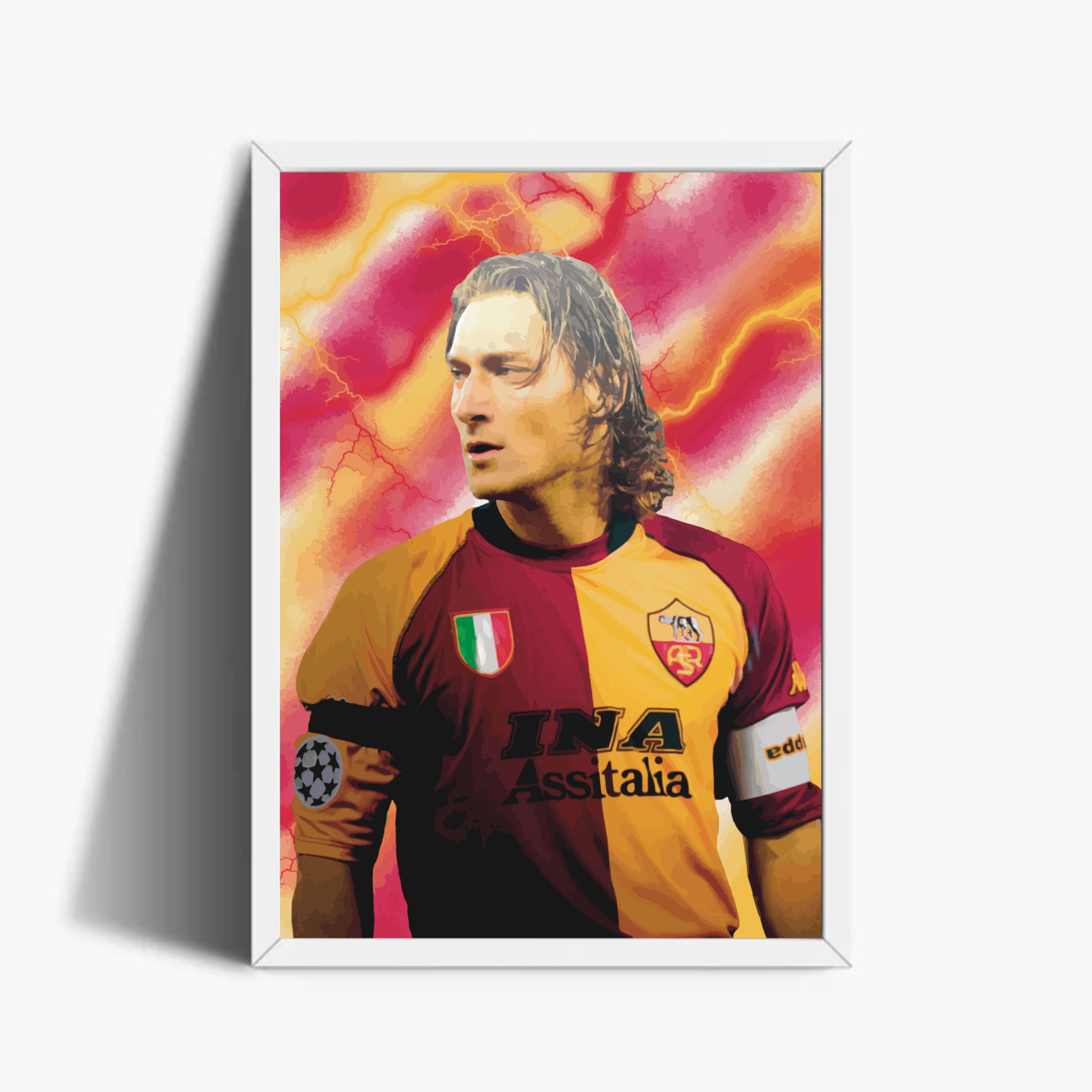 Francesco Totti Roma Scudetto Print High Quality Graphics on Fine Paper ...