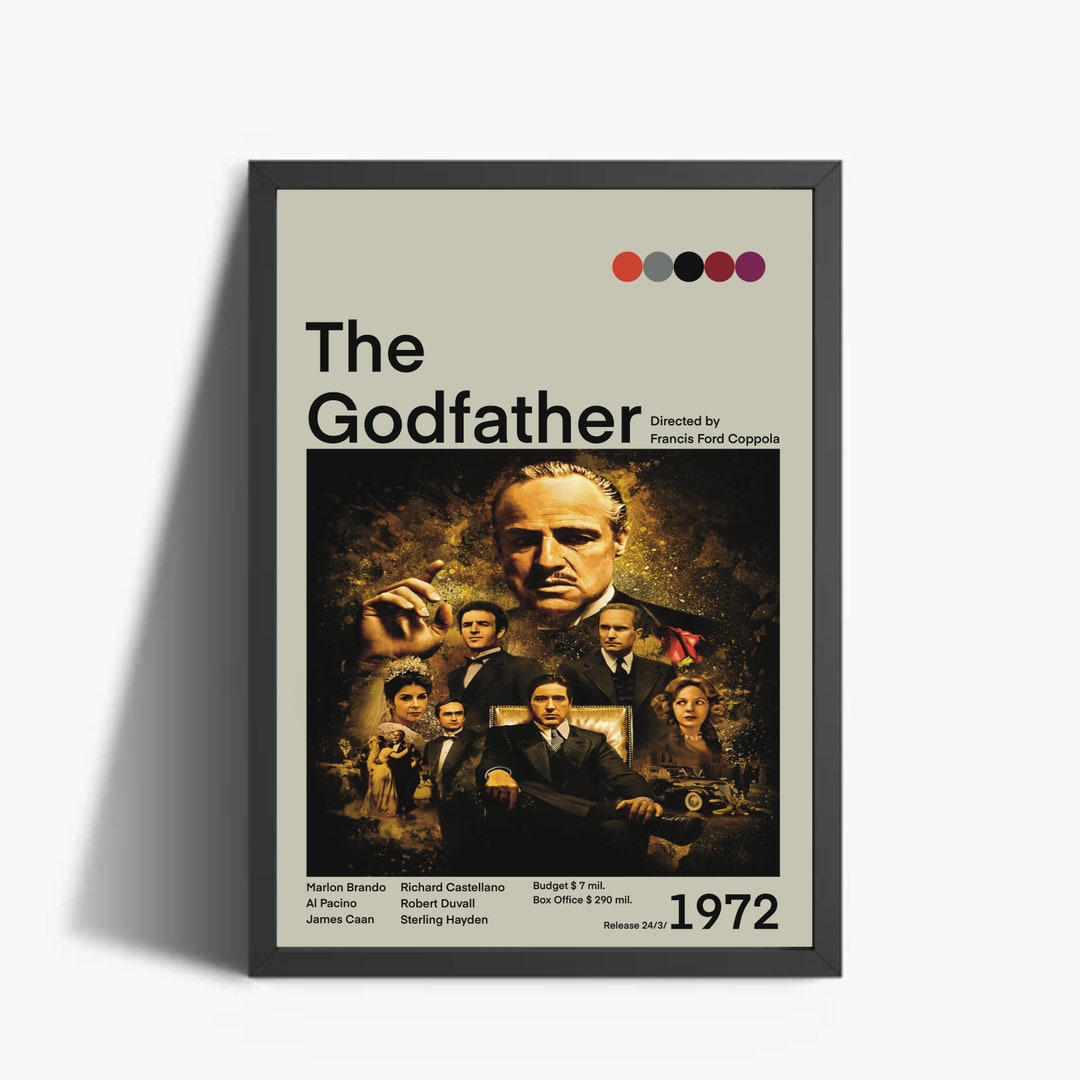 The Godfather Movie Poster Movie Poster HD Print High Quality Graphics ...
