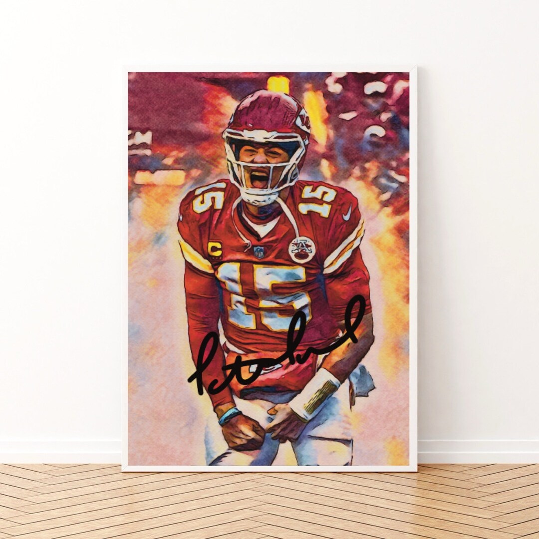 Patrick Mahomes Kansas City Chiefs Autograph Gift Idea Autograph Frame ...