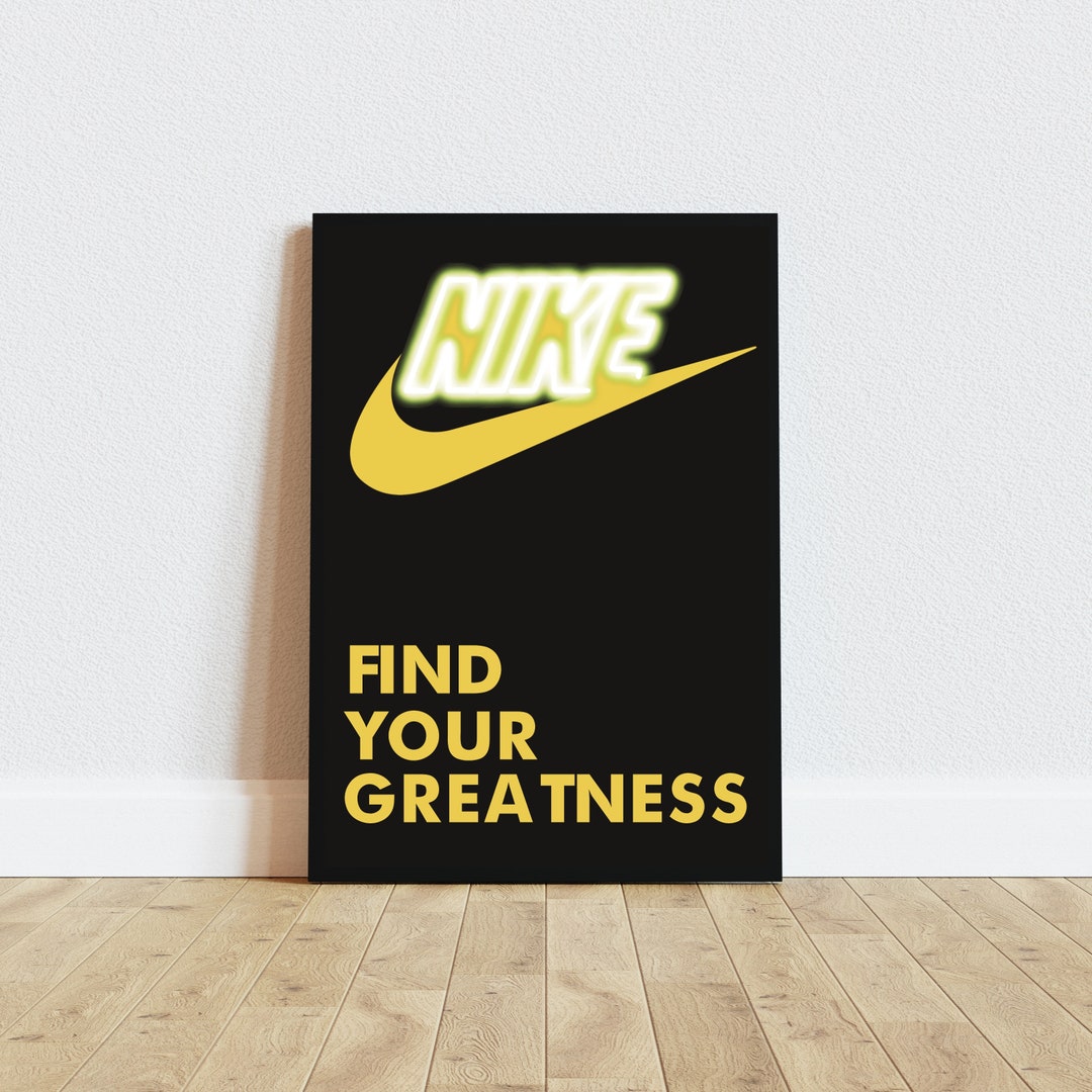 Nike Find Your Greatness Poster Print Digital Art Wall Art - Etsy