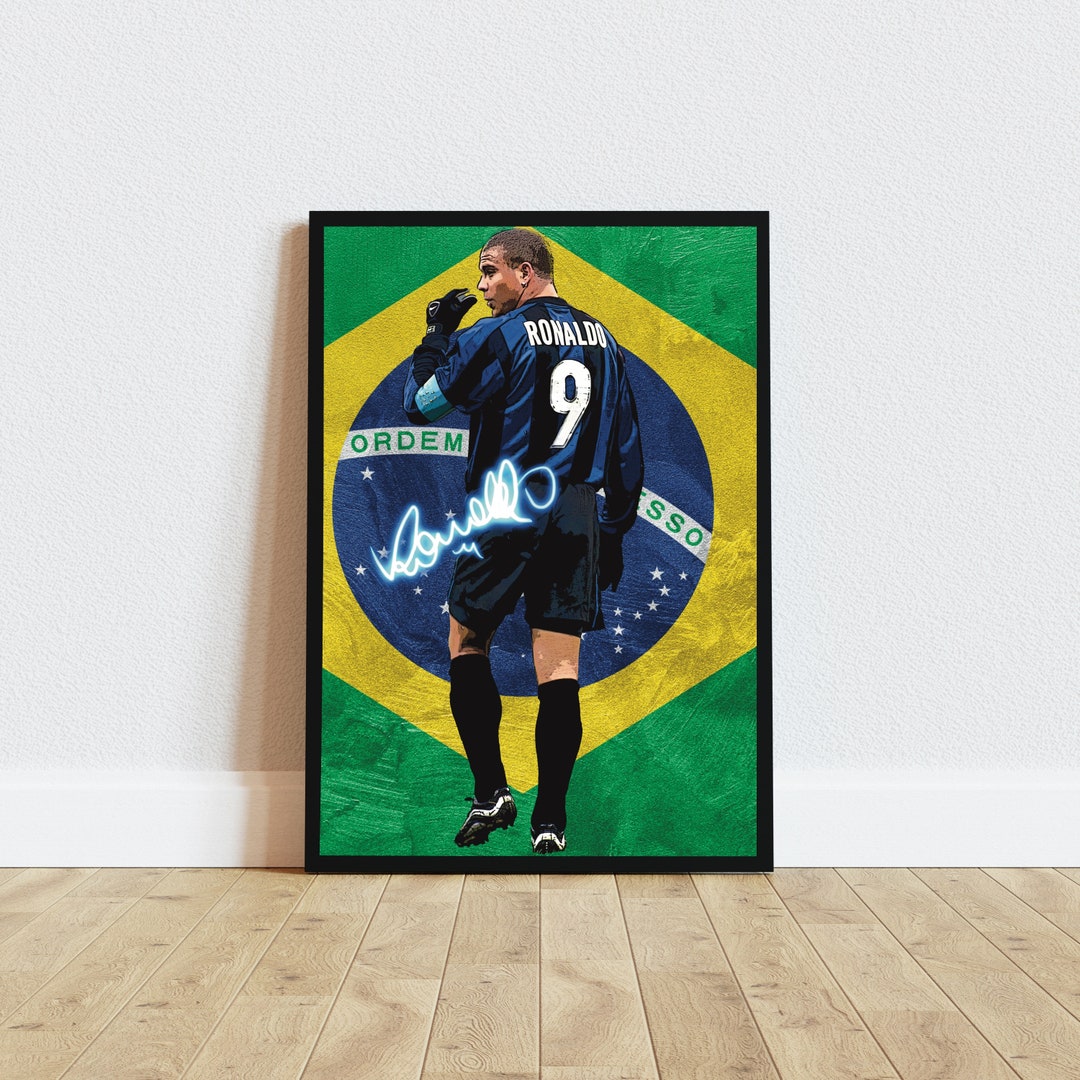 RONALDO 9 INTER FENOMENO, Sport Hd Poster With Digital Autograph ...