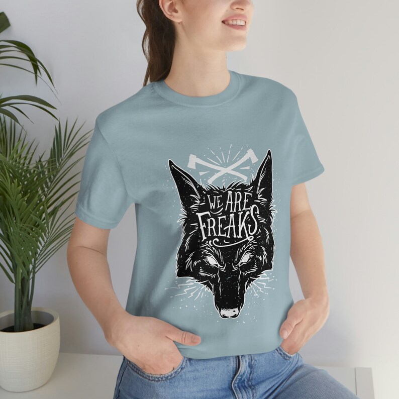 Wolf T-shirt, We Are Freaks T-shirt, T-shirt With Fox, Horror Shirt ...