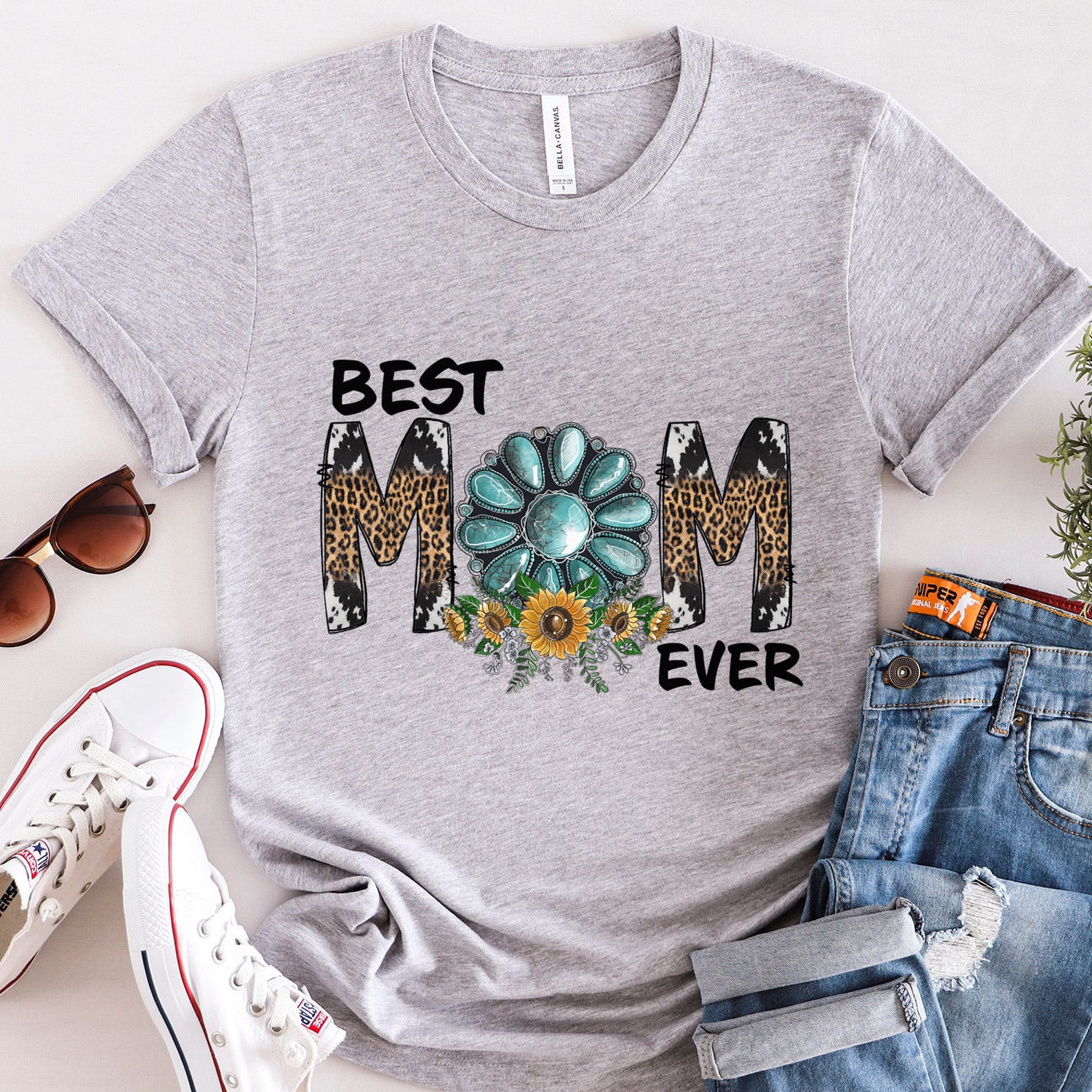 Best Mom Ever Shirt, Shirt for Mom, Best Mom Shirt, Gift for Mom, Gift ...