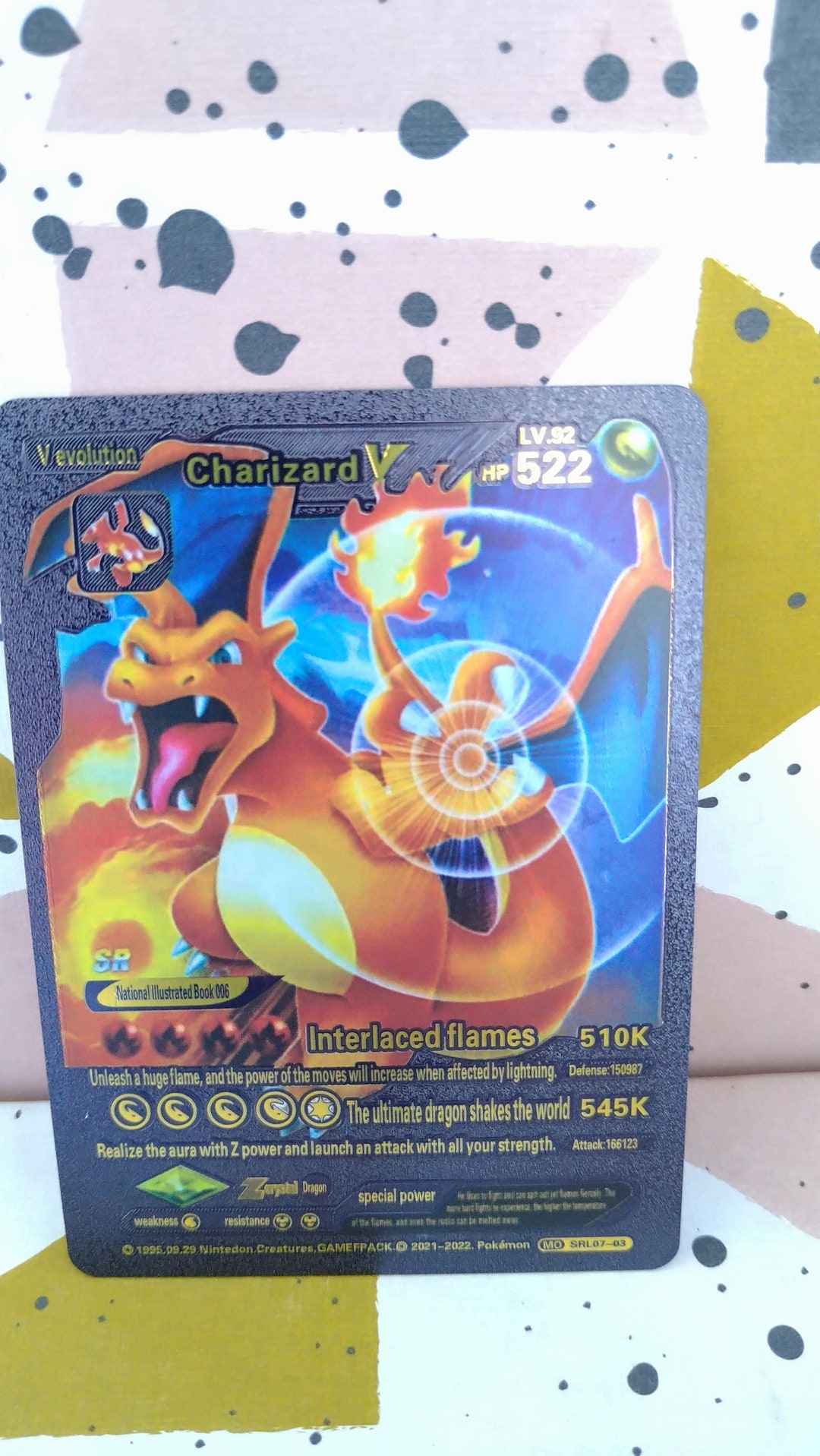 Golden Legends: 4 Pokémon Black & Gold Edition Custom Cards - Etsy