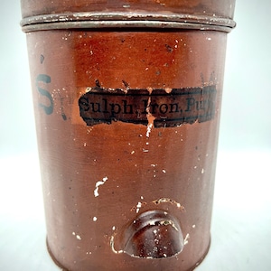 Vintage Tin | Laboratory Tin | Rustic Farmhouse Tin - Etsy