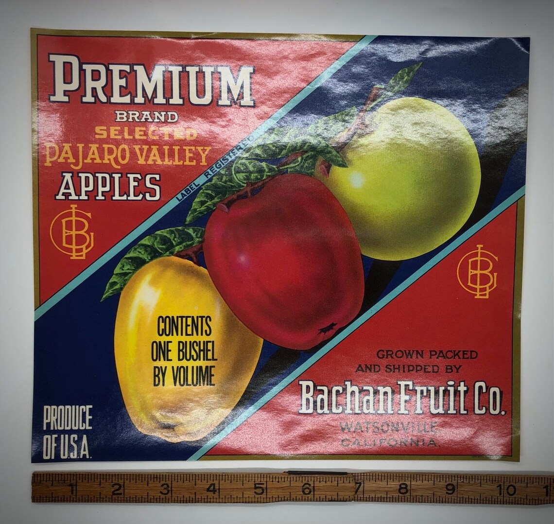 Crate Labels Never Used Vintage Labels - Etsy