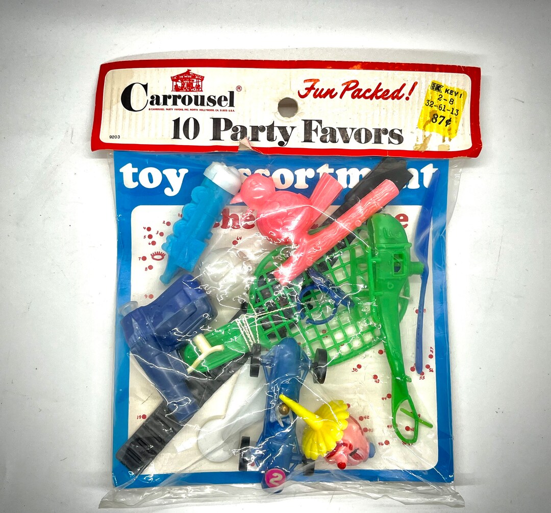 Vintage Party Favors | 10 Kids Party Favors | 1977 - Etsy