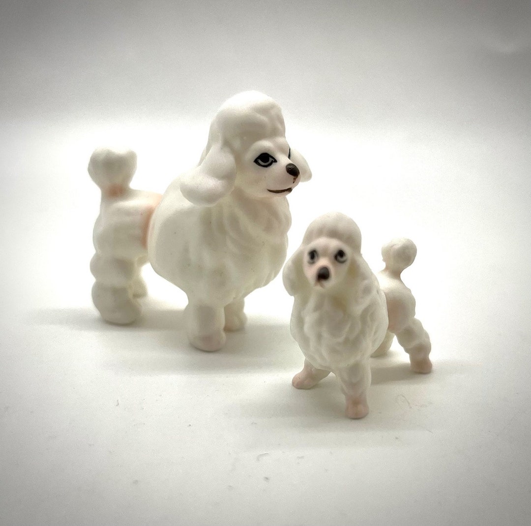 Tiny Treasure Bone China Poodles Miniature Set of Poodles - Etsy