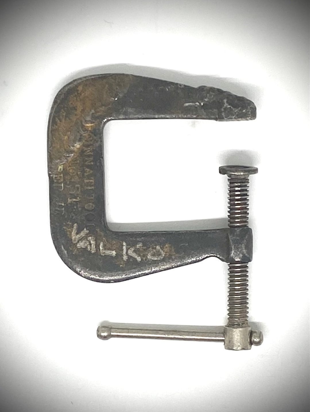 Small Adjustable C Clamp | Vintage Machinist Tool | Bookbinding - Etsy